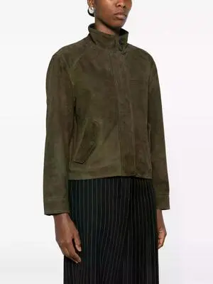 JCSOPHIE High-neck Suede Jacket