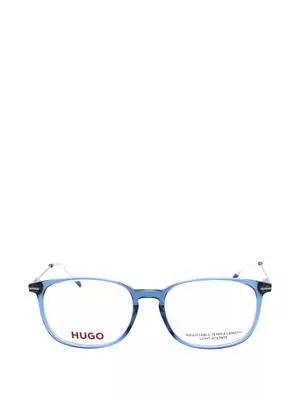 Hugo Round-frame Glasses - Silver