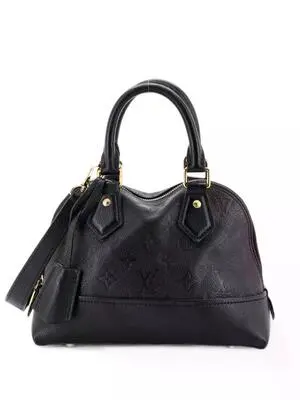 LOUIS VUITTON Neo Alma Handbag Monogram Empreinte Leather Bb Satchel - Black