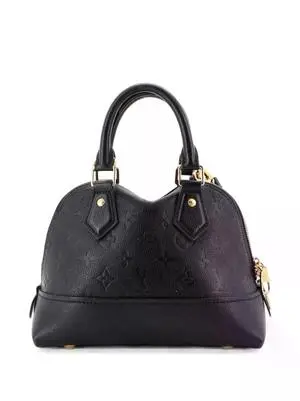 LOUIS VUITTON Neo Alma Handbag Monogram Empreinte Leather Bb Satchel - Black