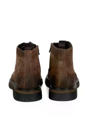FRANCO FEDELE Lace-up Suede Boots