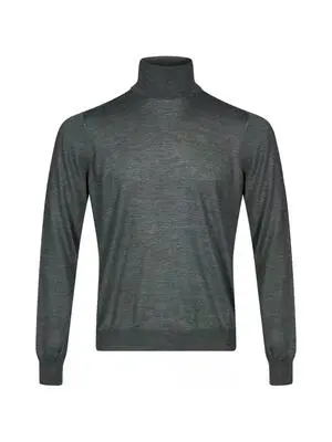 Tagliatore Roll-neck Sweater - Grey