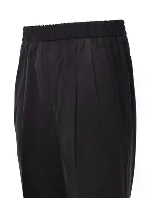 Zegna Elasticated-waist Pleated Trousers