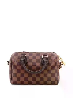 LOUIS VUITTON Speedy Bandouliere Bag Damier 20 Satchel - Brown