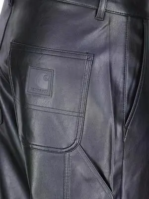 Carhartt Work In Progress Arizona Straight-leg Leather Trousers