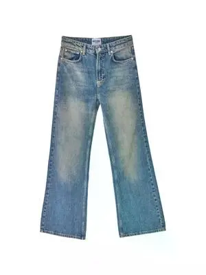 Moschino Low-rise Bootcut Jeans - Blue