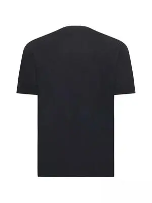 Alpha Studio Crew-neck Short-sleeve Sweater - Black