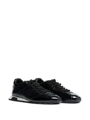 Ash Kill Bill Patent-leather Low-top Sneakers - Black