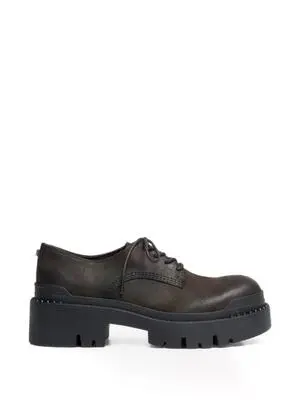 Ash Net Chunky-sole Lace-up Derby Shoes
