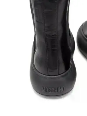 Moschino Oversize Round-toe Chelsea Boots