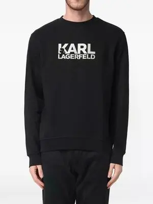 Karl Lagerfeld Logo-print Sweatshirt - Black