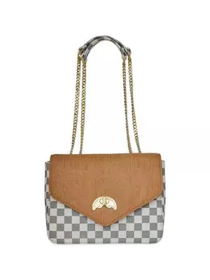 SPRAYGROUND Embossed Checkered Tote Bag