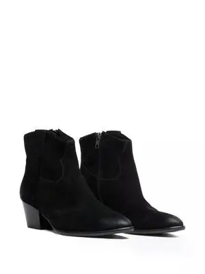 Ash Fame Cowboy Boots - Black