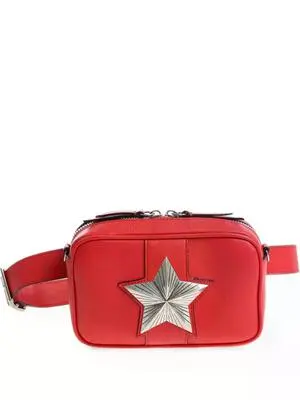 LES JEUNES ÉTOILES Mini Vega Star-patch Leather Belt Bag