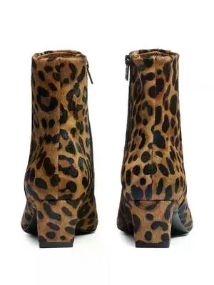Ash Vicky Leopard-print Ankle Boots