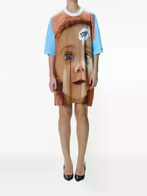Moschino Graphic-print T-shirt Mini Dress