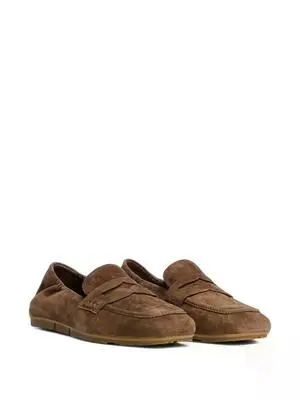 Ash Barkley Suede Loafers - Brown