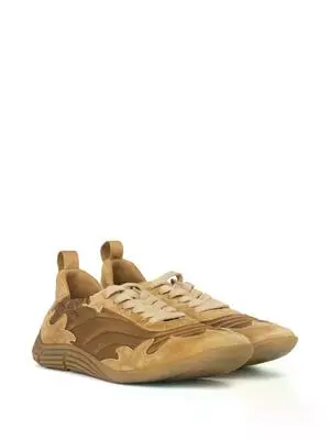 Ash Miura Panelled Sneakers - Brown