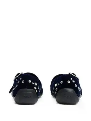 Ash Mimosa Stud-embellished Ballet Flats