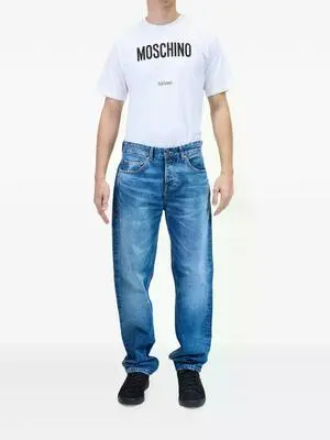 Karl Lagerfeld Logo-patch Straight-leg Jeans