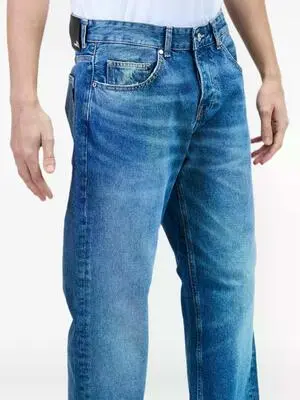 Karl Lagerfeld Logo-patch Straight-leg Jeans