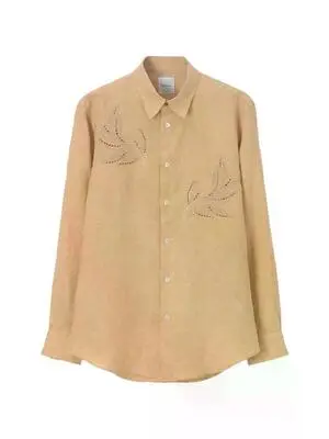 Paul Smith Kingyo Embroidered Linen Shirt