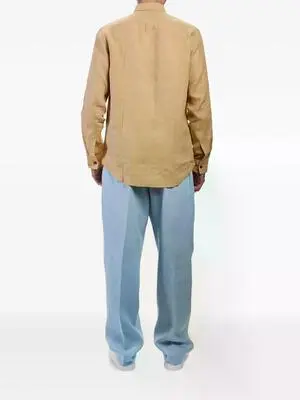Paul Smith Kingyo Embroidered Linen Shirt