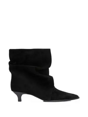 Ash Trinity Slouchy Ankle Boots - Black