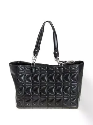Karl Lagerfeld Quilted Leather Tote Bag