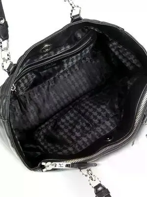 Karl Lagerfeld Quilted Leather Tote Bag