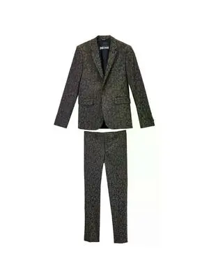 Just Cavalli Animal-print Jacquard Suit