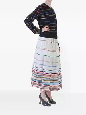 Paul Smith Multi-stripe Cotton Cardigan