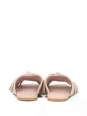 Ash Brigitte Fringe-detail Sandals - Pink