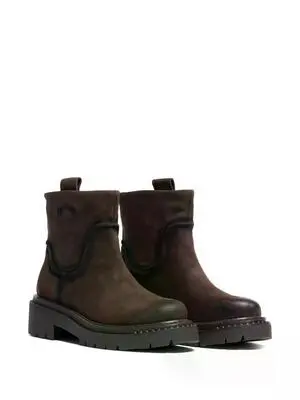 Ash Duffie Embroidered Ankle Boots