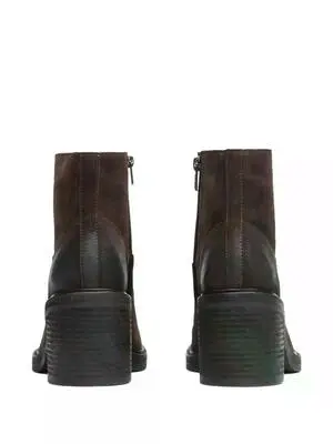 Ash Impatiens Distressed-effect Ankle Boots
