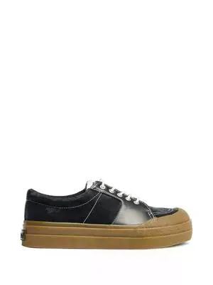 Ash Aster Contrast-stitching Leather Low-top Sneakers