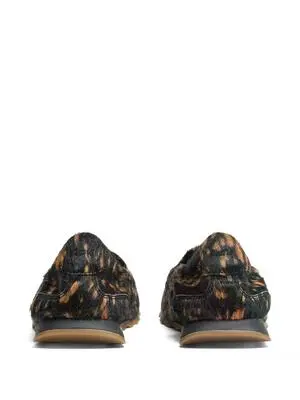 Ash Kriss Leopard-print Pony-hair Loafers