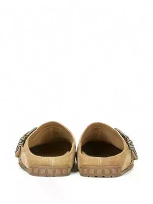 Ash Texas Buckle-fastening Mules