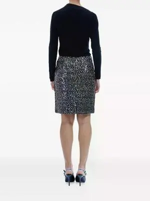 Karl Lagerfeld Karl Autograph Sequin-embellished Midi Skirt
