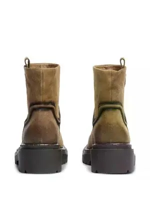Ash Duffie Leather Ankle Boots