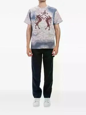 VIVIENNE WESTWOOD Horses Map-print T-shirt