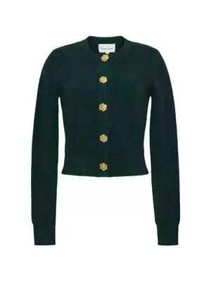 Cara Cara Ellery Floral-button Cardigan - Green