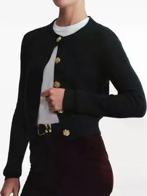 Cara Cara Ellery Floral-button Cardigan - Green