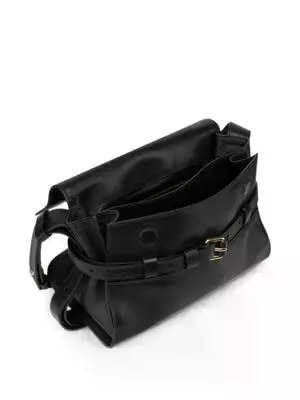 Moschino Tie Me Leather Shoulder Bag