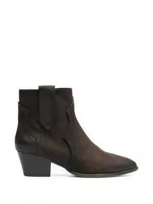 Ash Flare Suede Coboy Boots