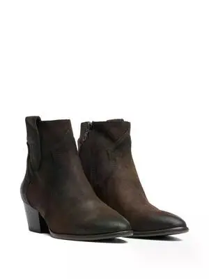 Ash Flare Suede Coboy Boots