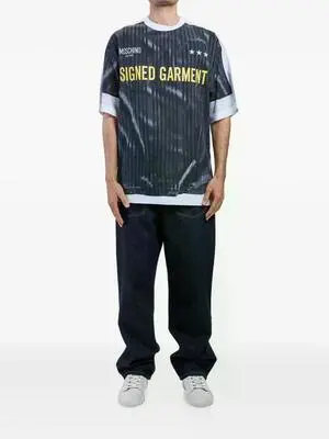 Moschino Trompe-l’œil Football T-shirt