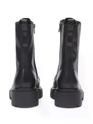 Ash Lace-up Leather Ankle Boots