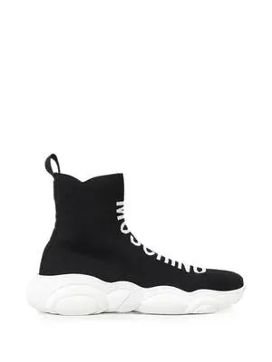 Moschino Teddy Shoes Logo-intarsia Sneakers