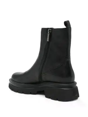 BRUNO PREMI Chunky-sole Leather Ankle Boots